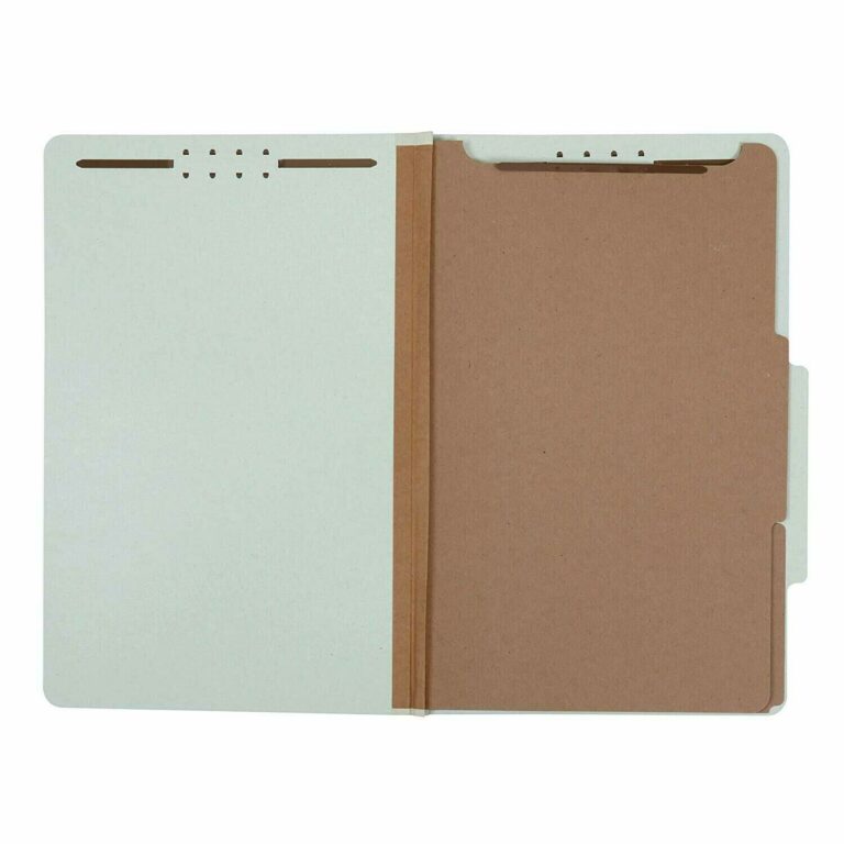 Atlas / Partition Folder, Legal, 2 Division, 6 Fastener Box-15/Gray ...