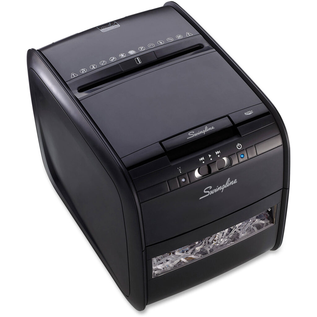 Stack-And-Shred 60x Auto Feed Cross-Cut Shredder, 60 Sheet Capacity ...